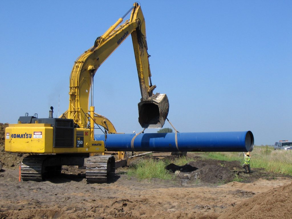 54 Inch Pipeline On Sd Segment 5 Lewis And Clark Regional Water System